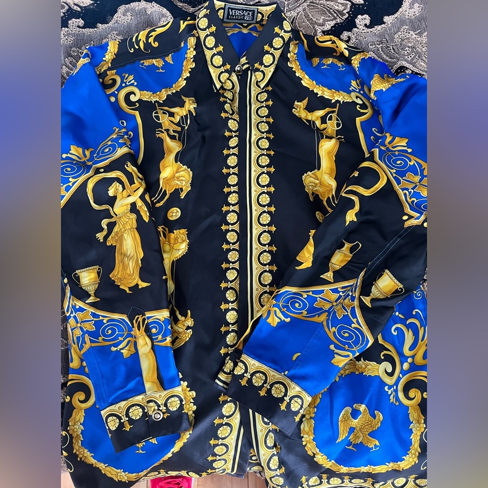 Versace V2 Tupac Silk Shirt - Gem